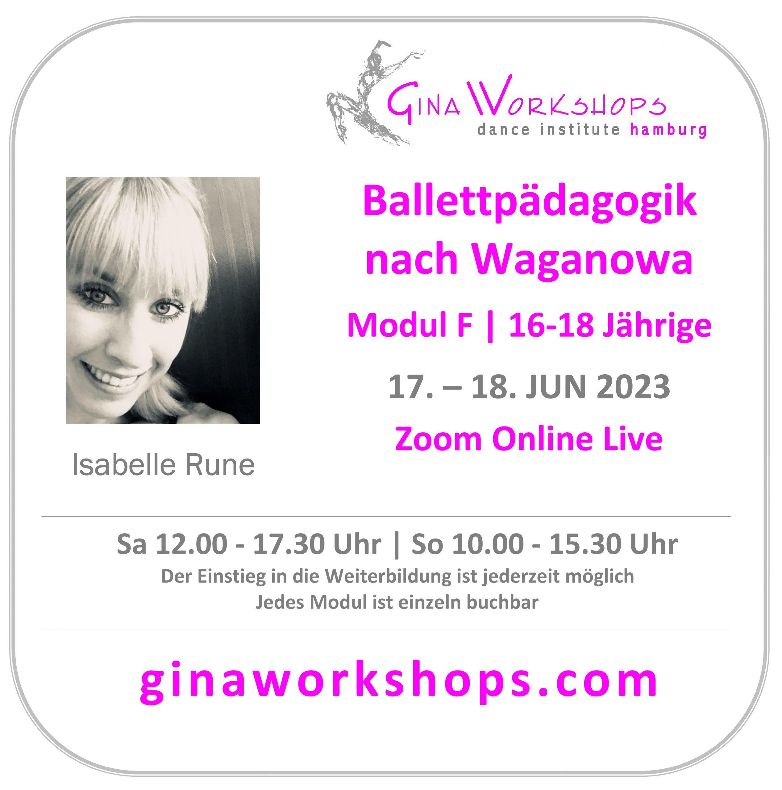 Aktuelles Workshop Programm – GinaWorkshops
